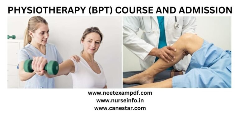 PHYSIOTHERAPY (BPT) COURSE | Neet Exam PDF PHYSIOTHERAPY (BPT) - COURSE ...