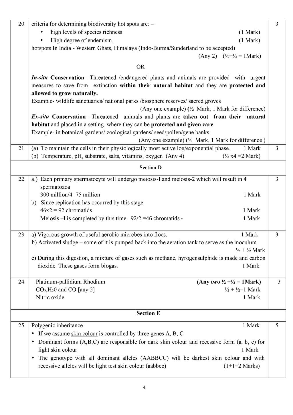CBSE Biology sample paper 2020 | Neet Exam PDF