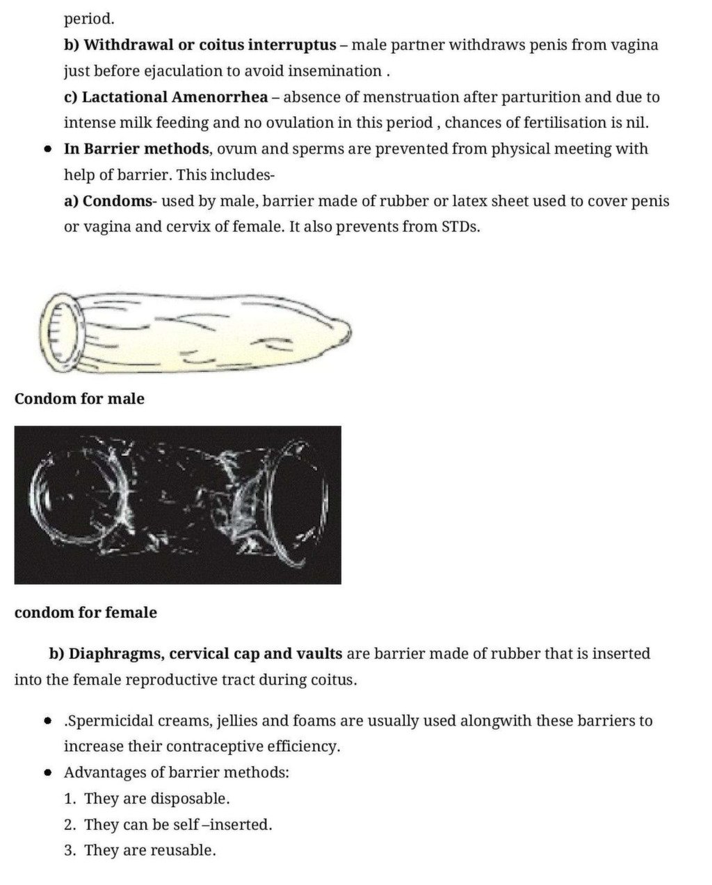 Biology Revision Notes Chapter 04 Reproductive Health FREE PDF | Neet ...