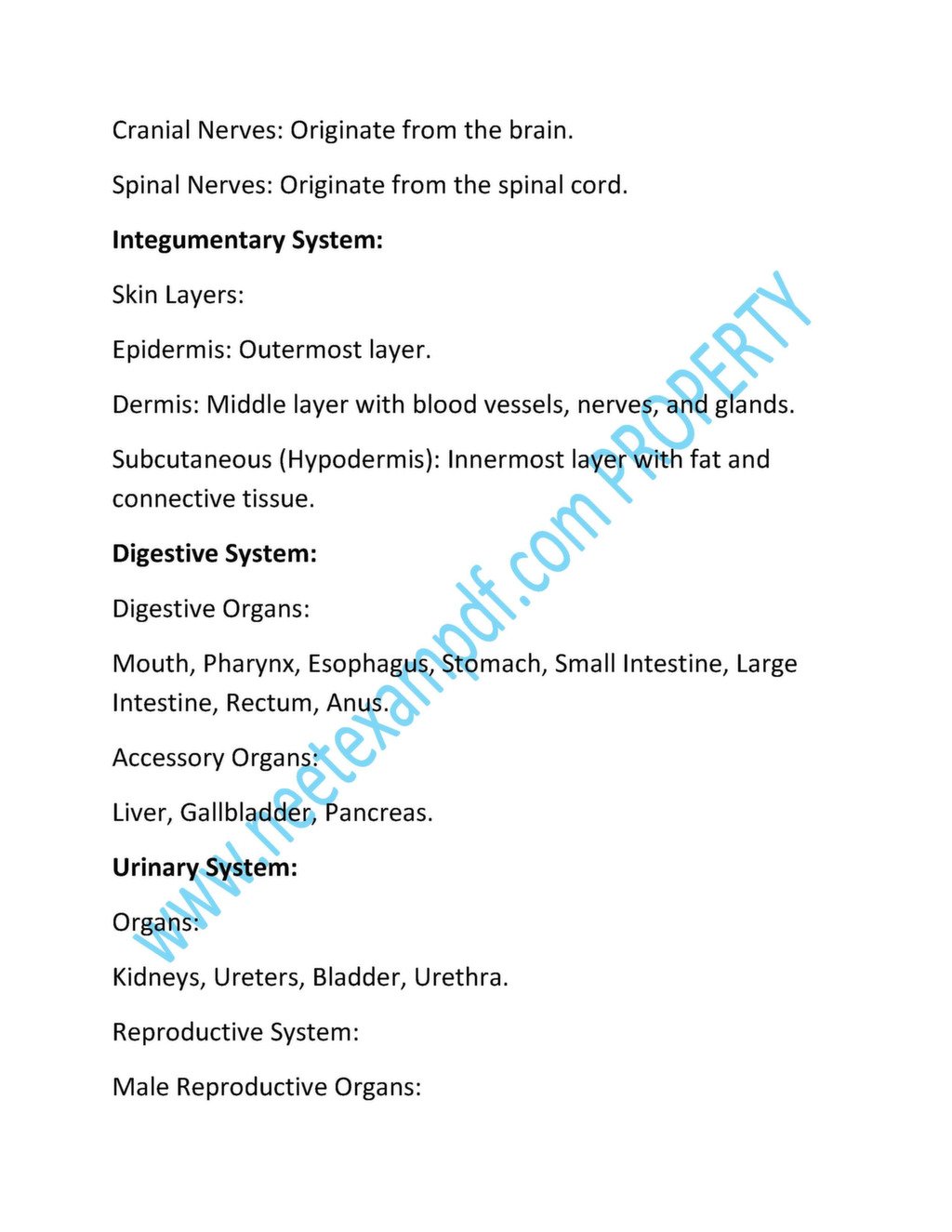 GNM NURSING ANATOMY AND PHYSIOLOGY NOTES PDF DOWNLOAD | Neet Exam PDF